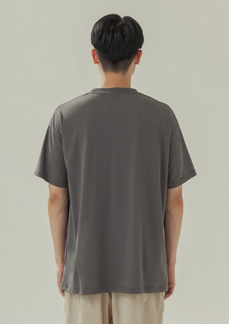 膠原蛋白輕柔男短T-CHECK 2 CHECK