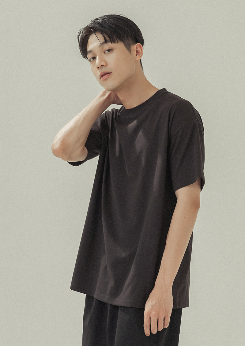 膠原蛋白輕柔男短T-CHECK 2 CHECK