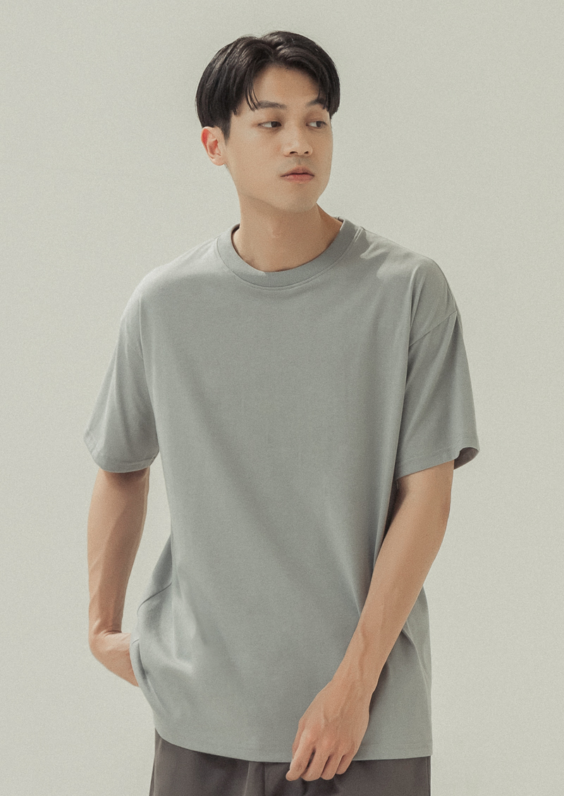 膠原蛋白輕柔男短T-CHECK 2 CHECK