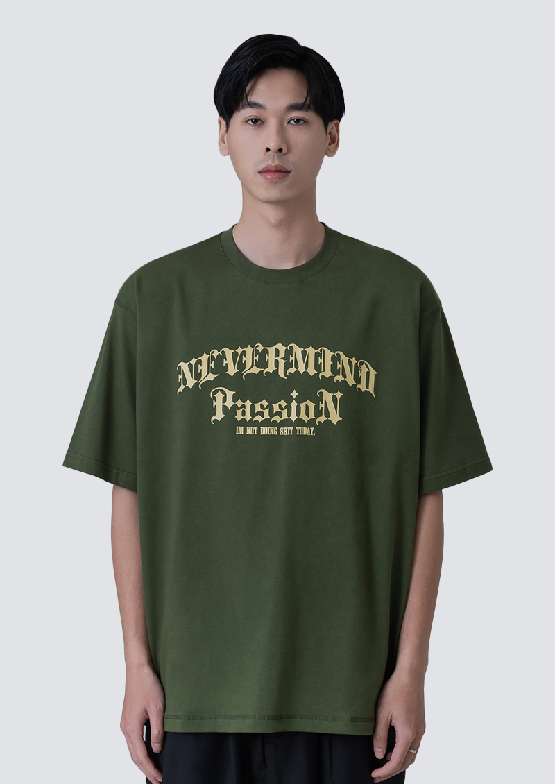 NEVERMIND PASSION 短T-CHECK 2 CHECK